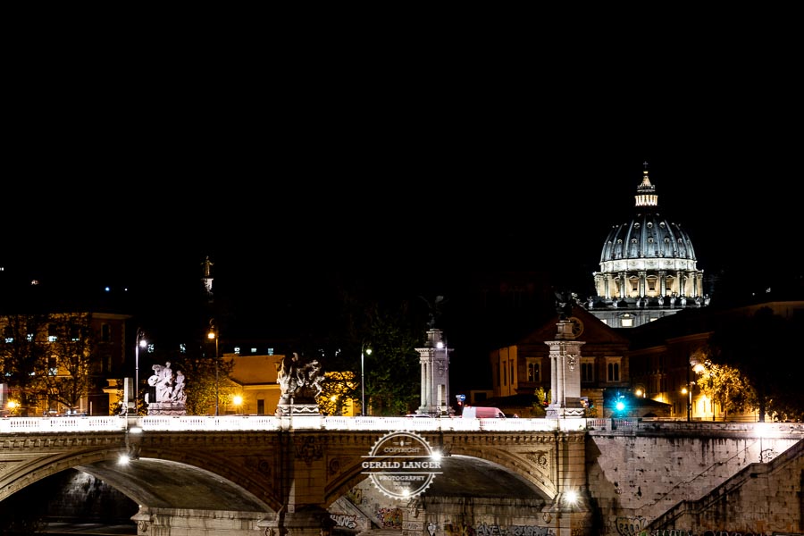 ROM BEI NACHT: Engelsburg und Petersdom (2018) - Galerie